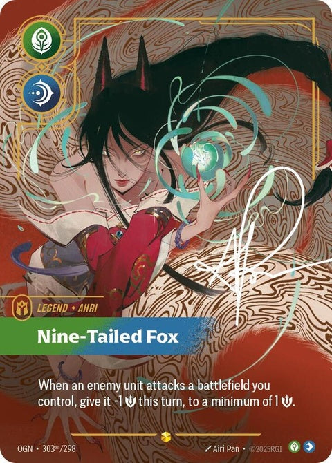 Ahri - Nine-Tailed Fox (Alternate Art) (303*) – The Card Vault