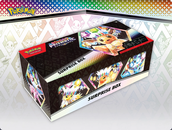 Discover the Pokemon TCG - Prismatic Evolutions Surprise Box Featuring ...