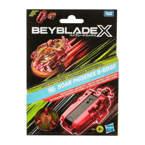 Beyblade X - Deluxe String Launcher Set - Soar Phoenix 9-60GF – The ...