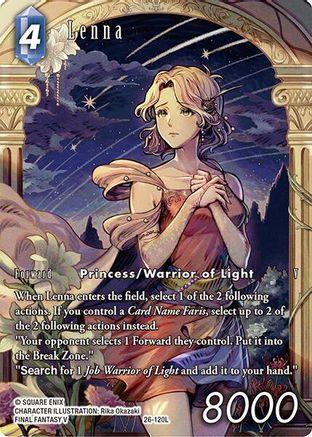 Lenna (Full Art) (26-120L) - Gunslinger in the Abyss – The Card Vault