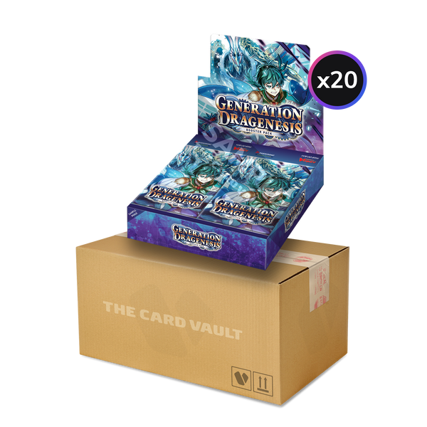 Cardfight!! Vanguard - Generation Dragenesis - Display Case (20 Boxes ...