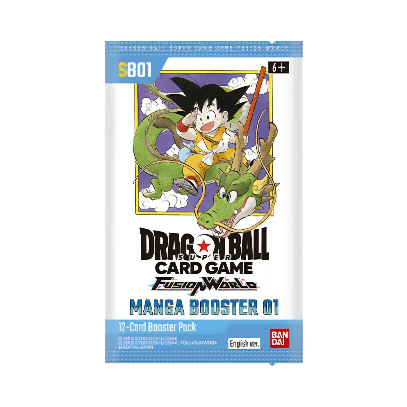 Dragon Ball Super CG - Fusion World - Manga Booster (SB01) Booster Box ...