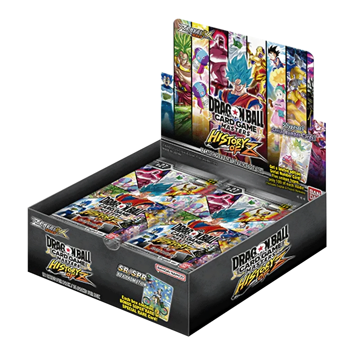 Dragon Ball Super CG - Zenkai Set 10 - History of Z - B27 Booster Box (24 Packs) – The Card Vault