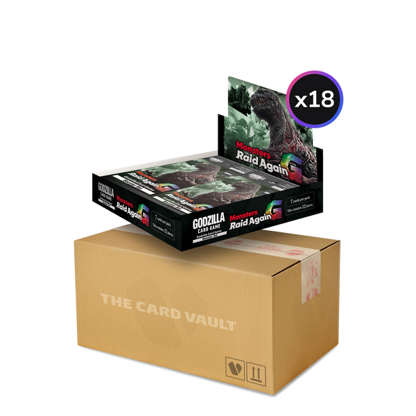 Godzilla Card Game G: Monsters Raid Again BP02 Display Case 18x Boxes ...