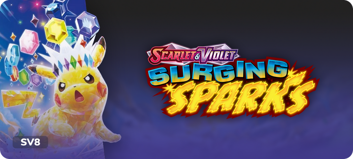 Pokemon TCG - SV8 - Surging Sparks - Display Case (6x Booster Boxes ...