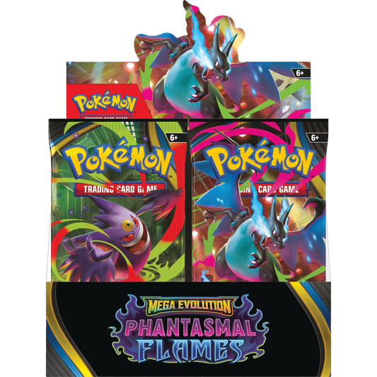 Pokemon TCG - Mega Evolution - Phantasmal Flames - Booster Box – The Card Vault