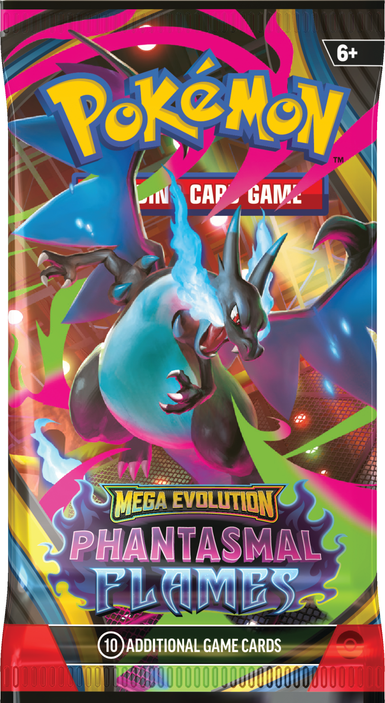 Pokemon TCG - Mega Evolution - Phantasmal Flames - Booster Box – The ...