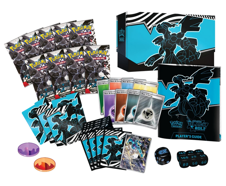 Pokemon TCG - Scarlet & Violet - Black Bolt - Elite Trainer Box – The ...
