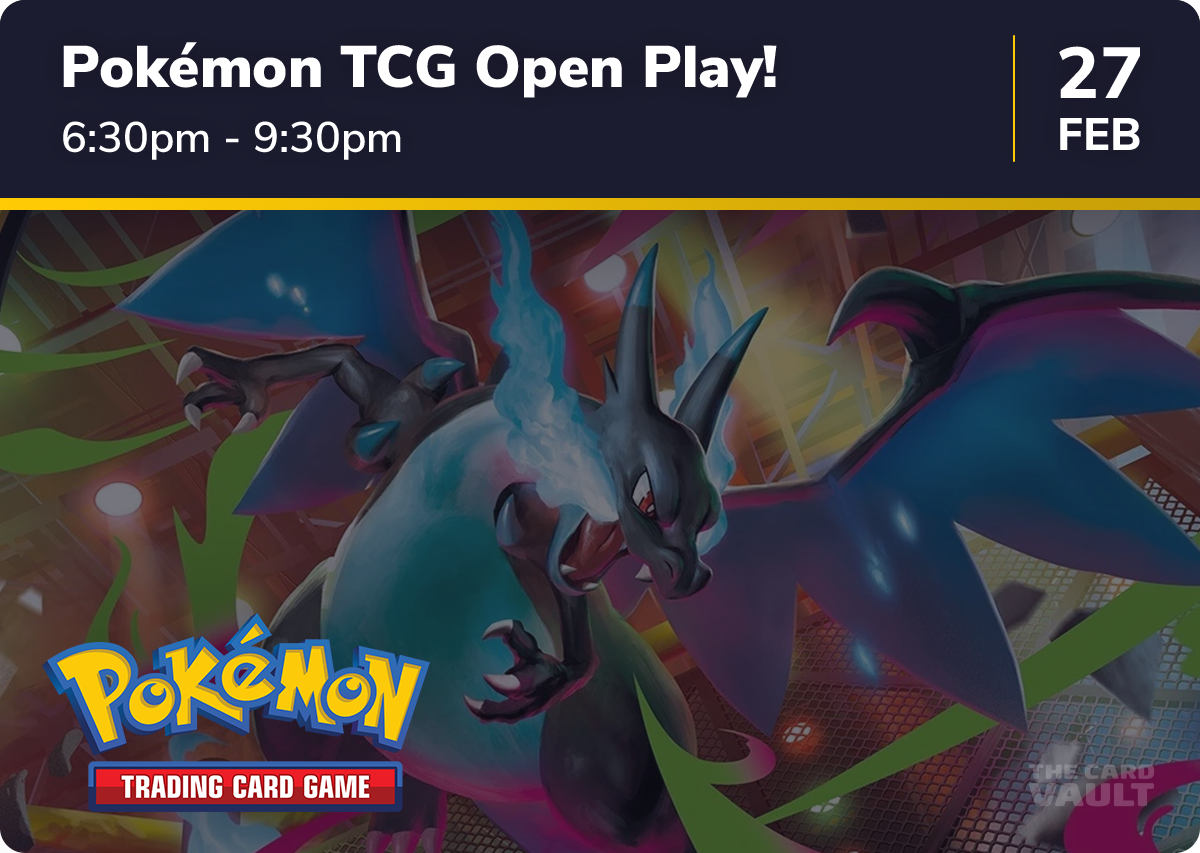 Pokémon TCG Open Play! - 27/02/2026 – The Card Vault