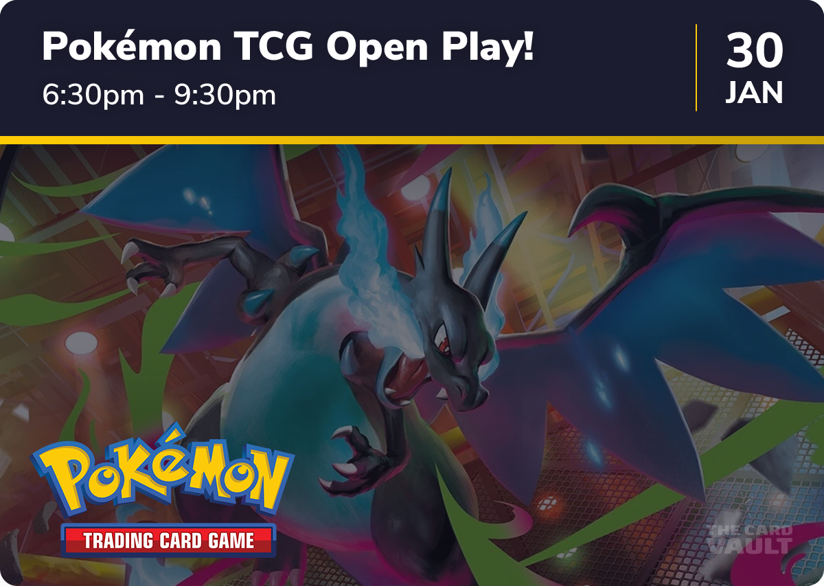 Pokémon TCG Open Play! - 30/01/2026 – The Card Vault
