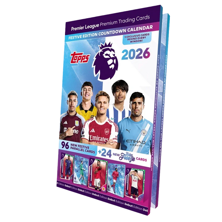Topps 2026 Premier League Football (Soccer) Festive Advent Calendar ...