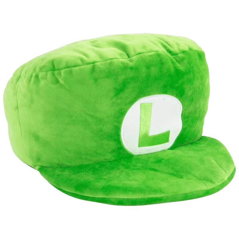 Club Mocchi Mocchi Super Mario Luigi Hat 15 Mega Plush The Card club-mocchi-mocchi-super-mario-luigi-hat-15-mega-plush-the-card