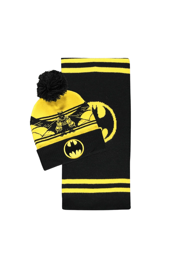Difuzed - Batman - Beanie & Scarf Gift Set | The Card Vault