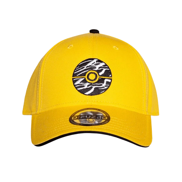 Difuzed - Pokemon - Yellow Pokeball Adjustable Cap | The Card Vault