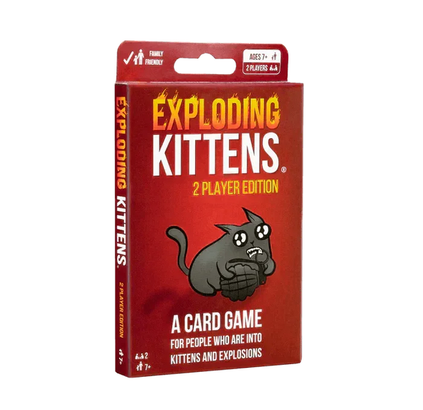 Exploding Kittens Card Game - 2-Player Version – The Card Vault
