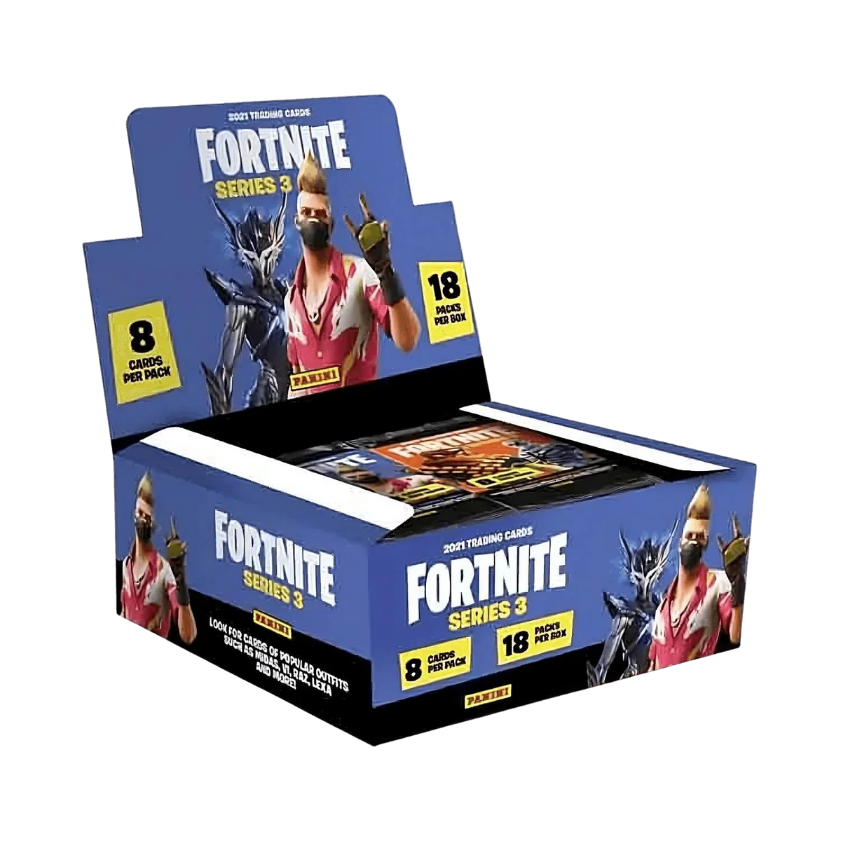 Fortnite Series 3 Trading Cards - Booster Box (18 Packs)