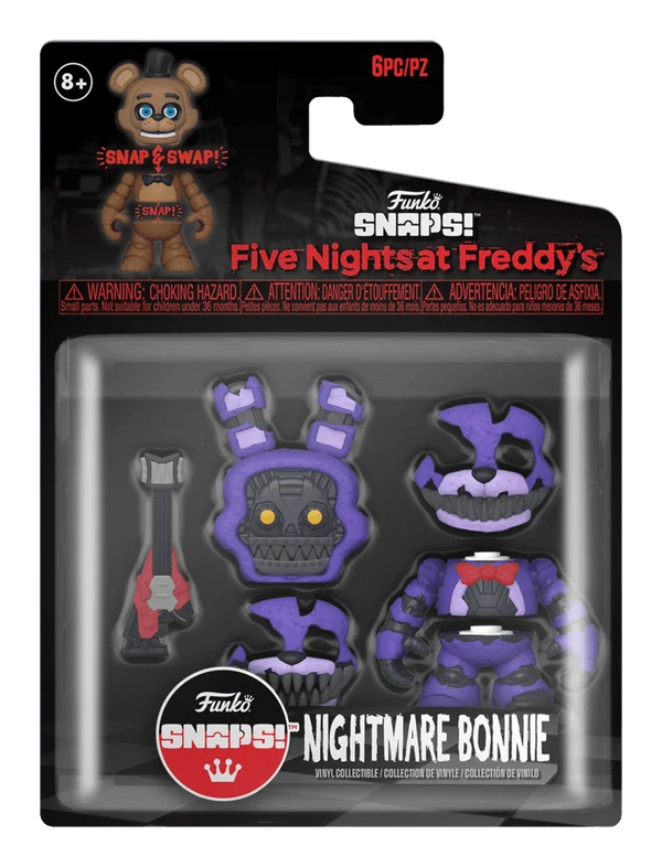 Funko - Five Nights at Freddy's - Snaps Nightmare Bonnie Action Figure ...