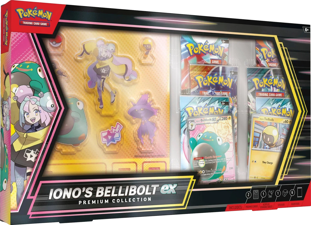 Pokemon TCG Scarlet & Violet Ionos Bellibolt EX Premium Collection Box – The Card Vault