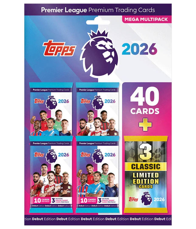 Topps Premier League 2026 Debut Edition | Sealed Products – The Card Vault