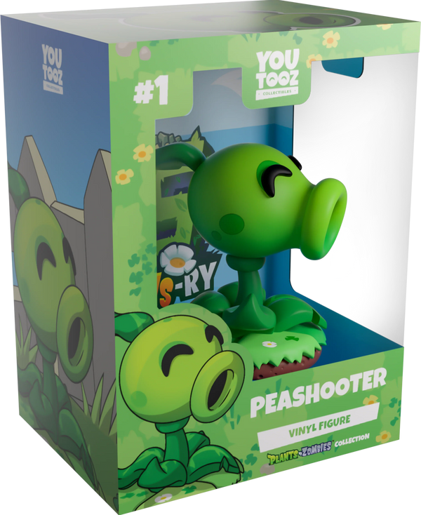 Youtooz - Plants Vs Zombies - Peashooter Vinyl Figure #1 – The Card Vault