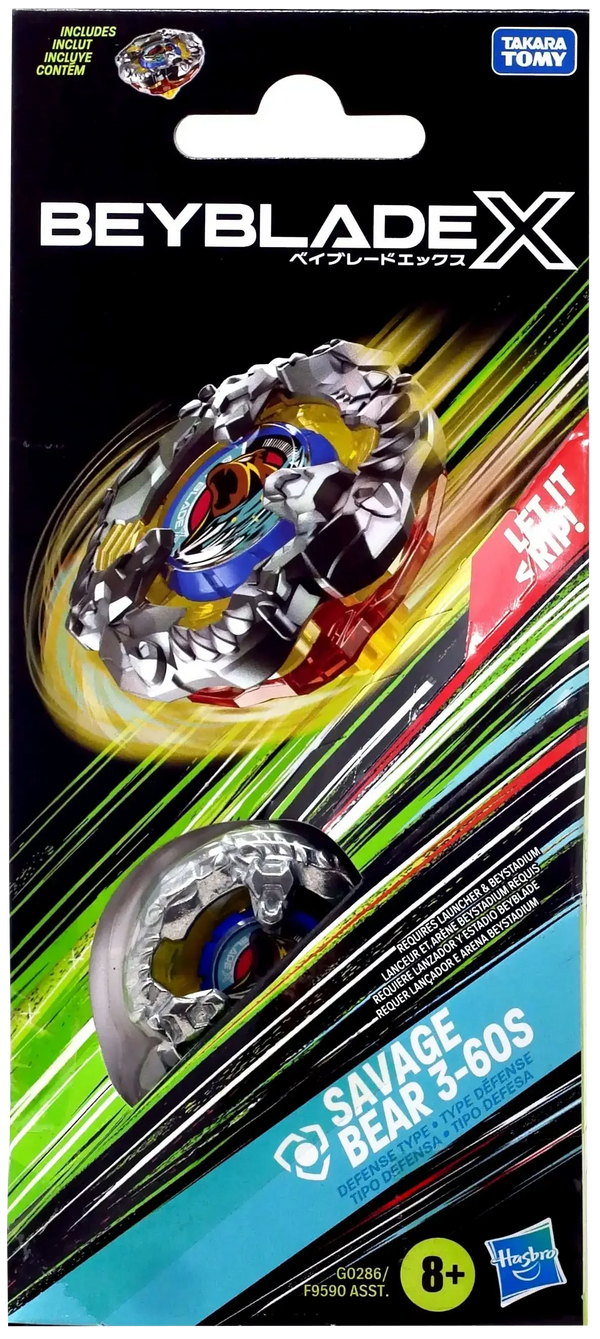 Beyblade X - Booster Pack Set - Savage Bear 3-60S – The Card Vault