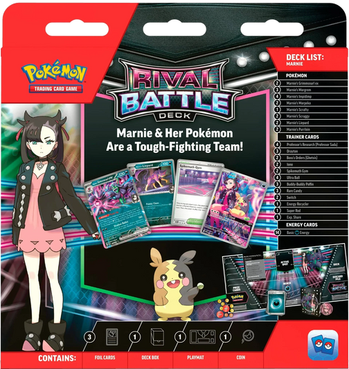 Pokemon TCG - Scarlet & Violet - Rival Battle Deck - Marnie – The Card ...