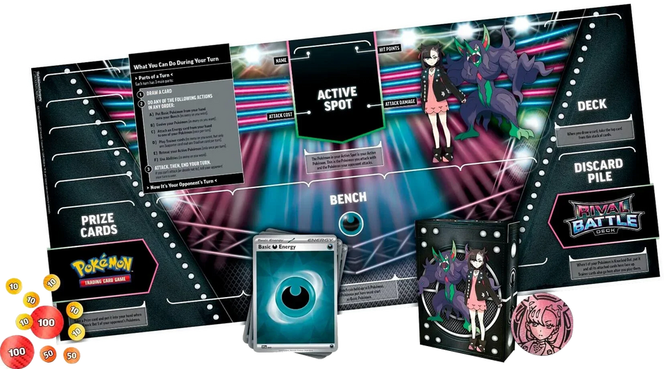 Pokemon TCG - Scarlet & Violet - Rival Battle Deck - Marnie – The Card ...