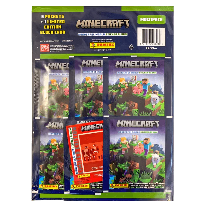Minecraft: Wonderful World Sticker Album