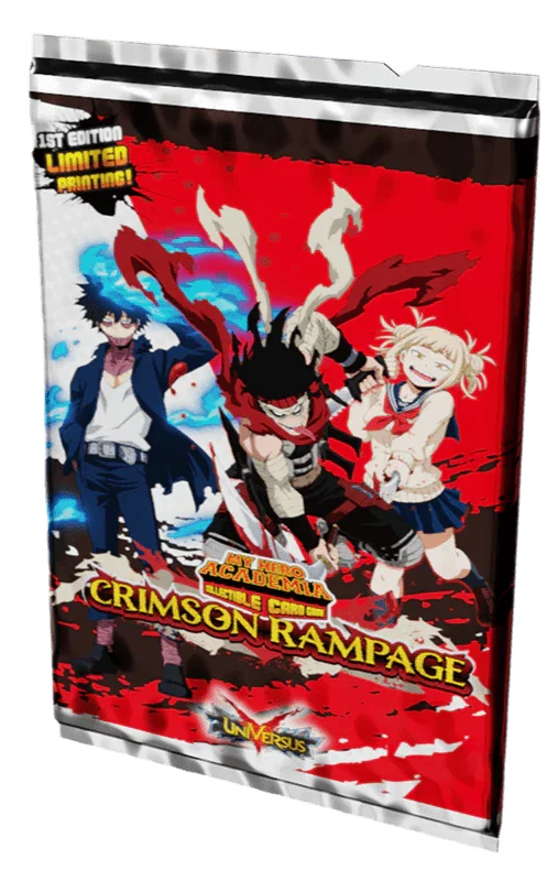 UniVersus CCG My Hero Academia Crimson Rampage (Series 2) Booster Pack ...