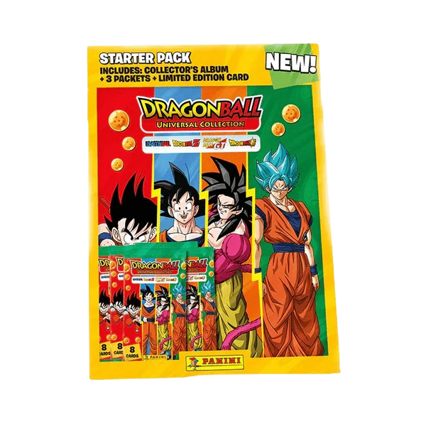 Panini - Dragon Ball Universal Trading Card Collection - Starter Pack ...