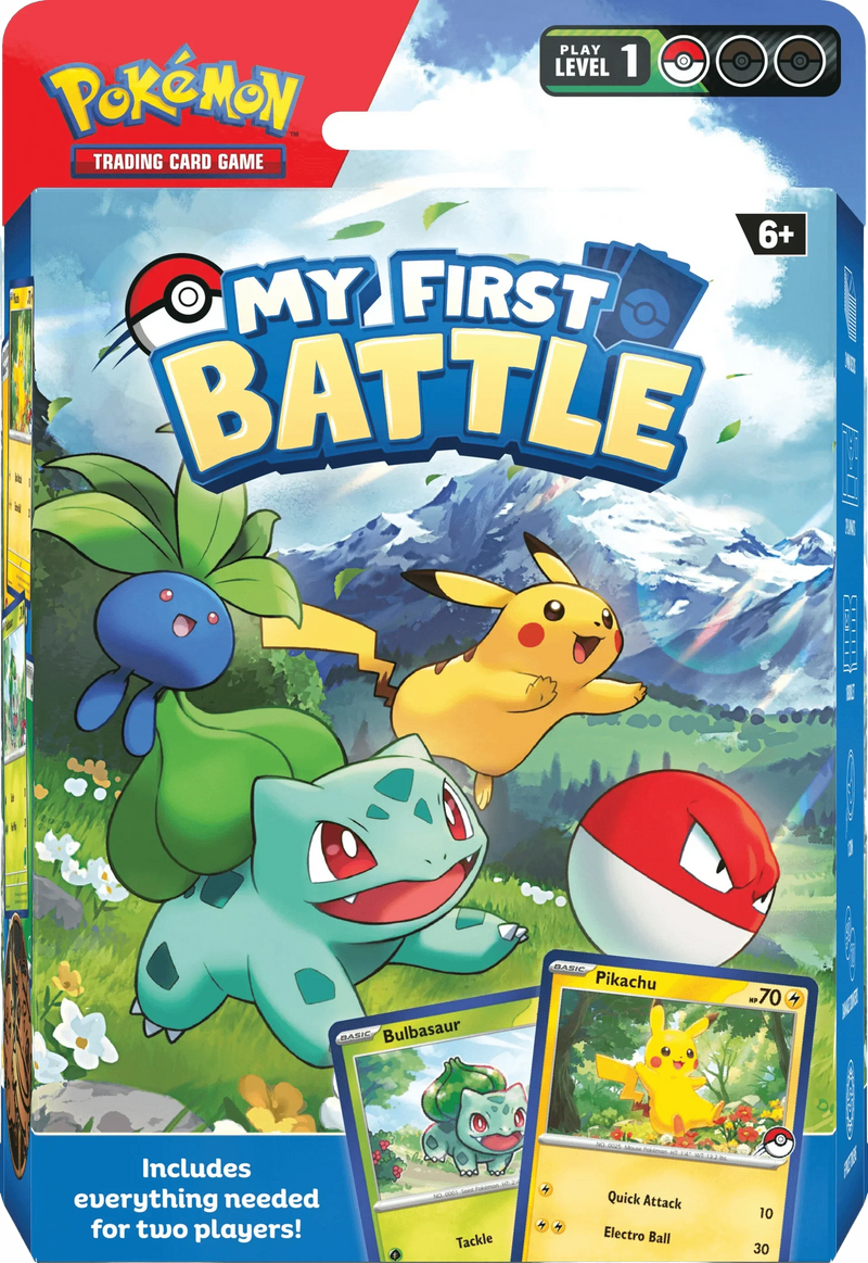 Pokemon TCG - My First Battle - Bulbasaur vs Pikachu – The Card Vault