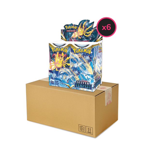 Pokemon TCG - Sword & Shield Silver Tempest - Case (6x Booster Boxes ...