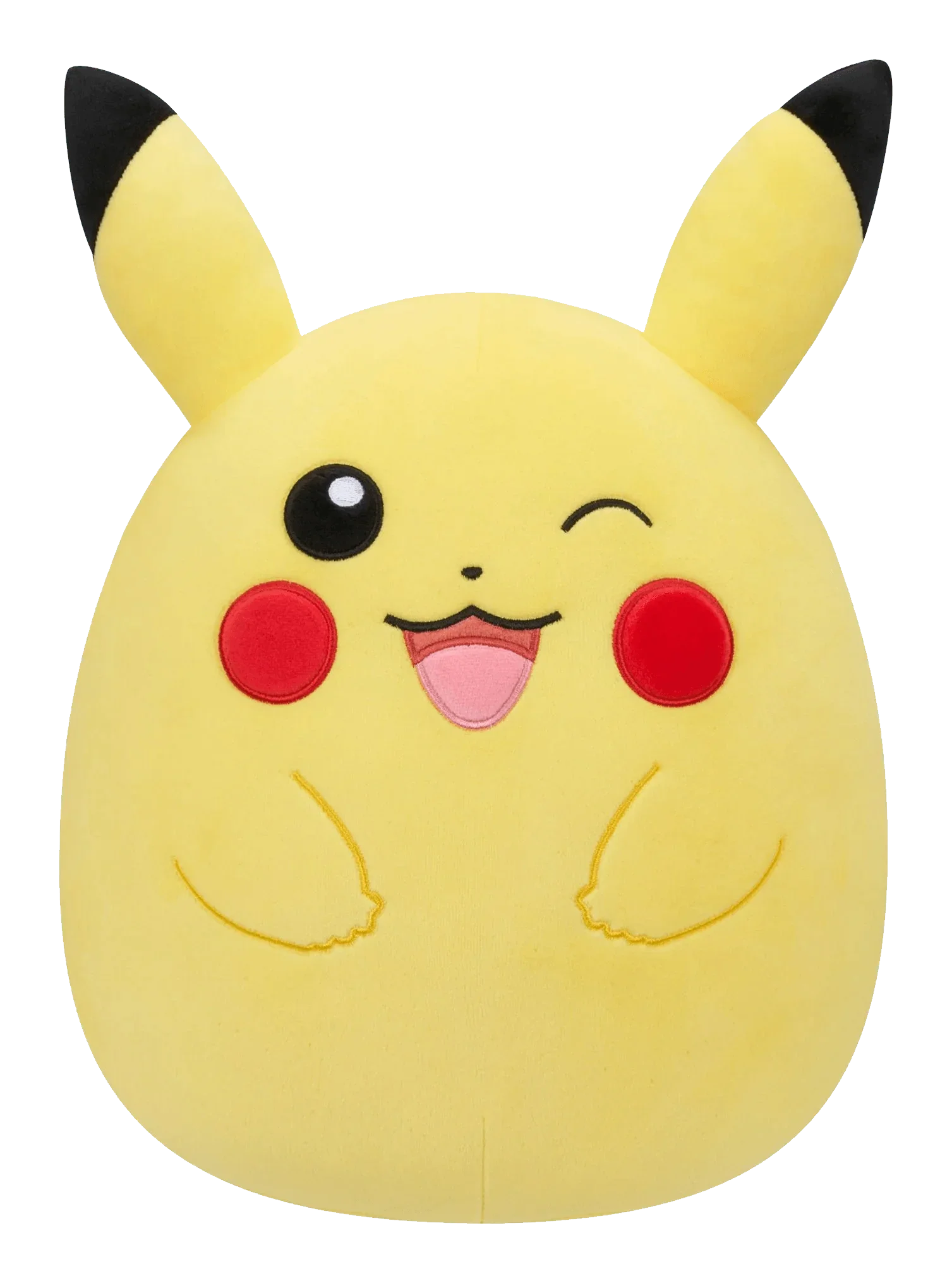 Squishmallows - Pokemon - Winking Pikachu Plush (14in) – The Card Vault
