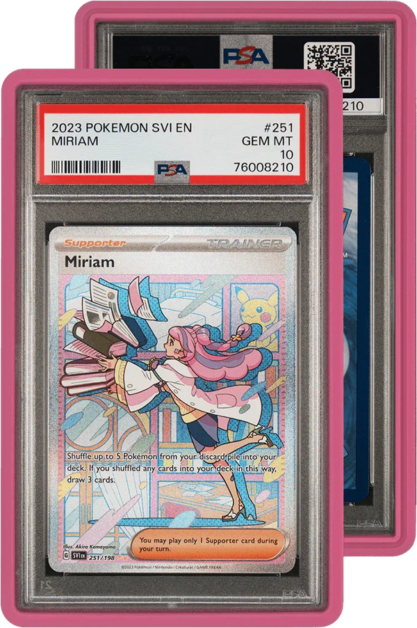 The Card Vault - Graded Card Case Bumper (PSA) - Pink