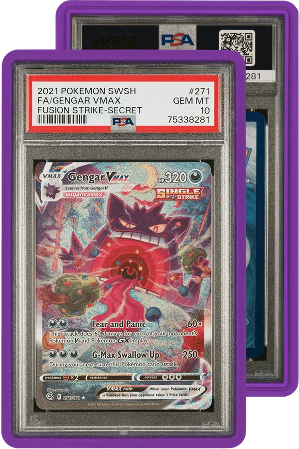 The Card Vault - Graded Card Case Bumper (PSA) - Purple
