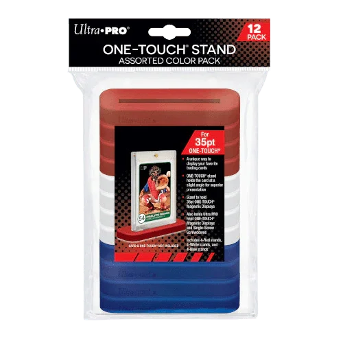 Ultra Pro - One-Touch Stand Assorted Colour 12 Pack - 35pt