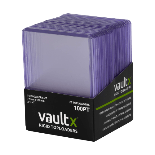 Vault X Rigid Toploaders 100pt (25 Pack) - Trading Card Accessories ...